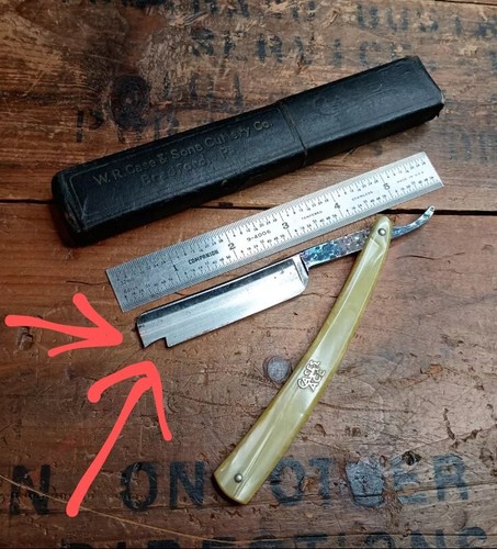 RARE CASES ACE TESTED XX 1920-1940 USA WR CASE & SONS STRAIGHT RAZOR W ...
