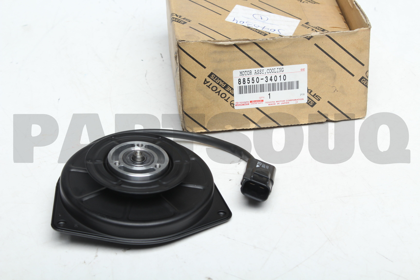 8855034010 Genuine Toyota MOTOR ASSY, BLOWER (FOR CONDENSER) 88550 ...