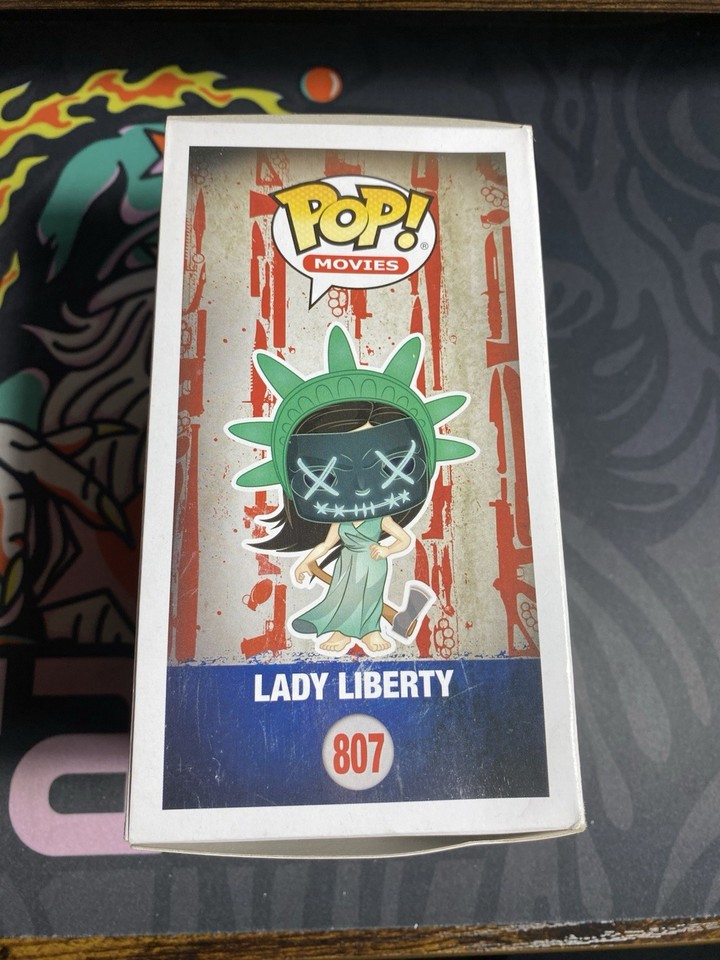 Funko Pop! The Purge Election Year Lady Liberty 807 Vinyl Figure ...