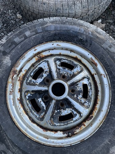 Jensen Interceptor Chrome Rostyle Set Of 4 Steel Road Wheels -Rusty ...