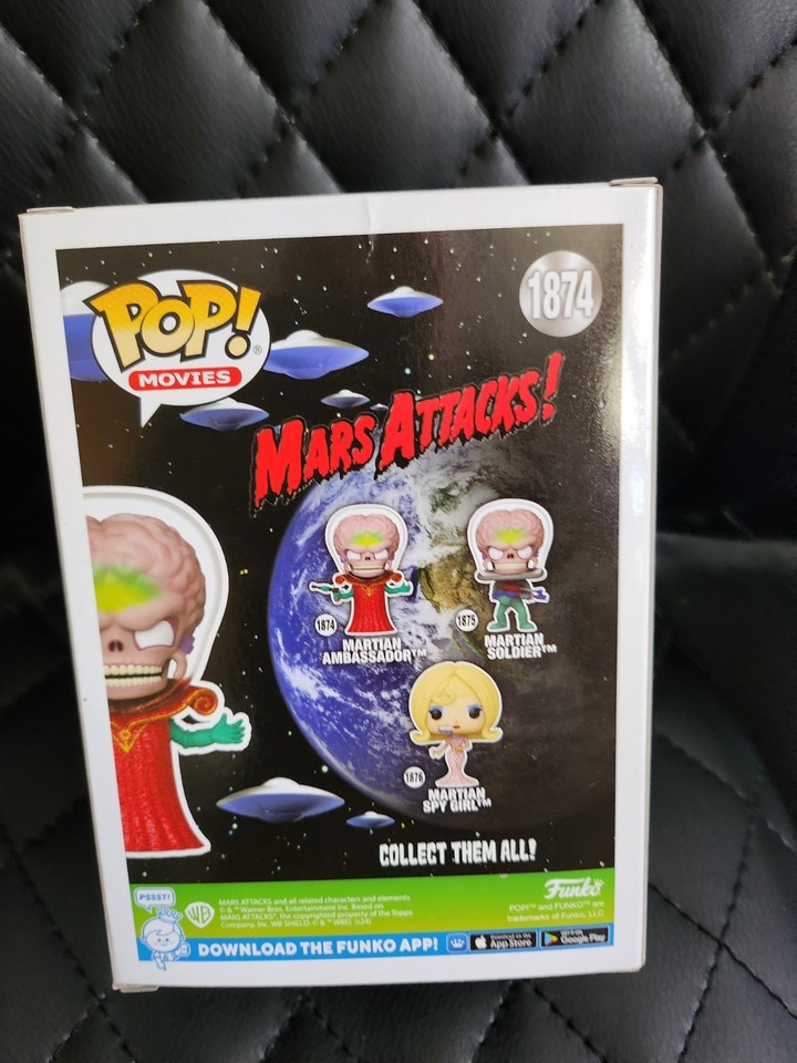 Funko POP Movies Mars Attacks Martian Ambassador Vinyl Figure #1874 | eBay