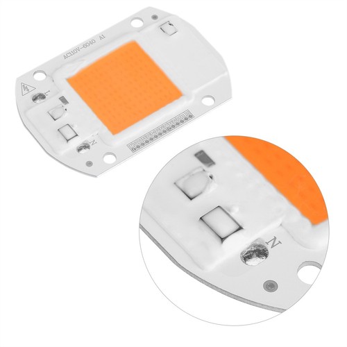 US (110V/20W)Full Spectrum Led COB Chip Grow Light Growth Lamp Garden ...