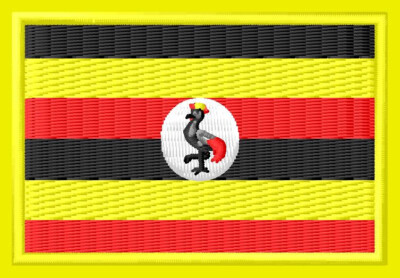 Flag Uganda Drapeau Ouganda ecusson brodé patche Thermocollant patch | eBay