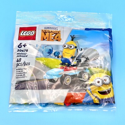 LEGO Despicable ME 4 Minions' Jetboard 30678 Minion Kevin Minifigure ...