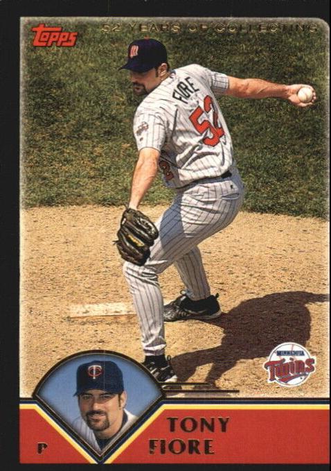 2003 Topps - Tony Fiore #617 Black /52 for sale online | eBay