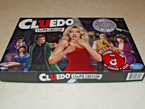 Cluedo -Liars Edition Board Game with Light Up Liars Button - Complete ...