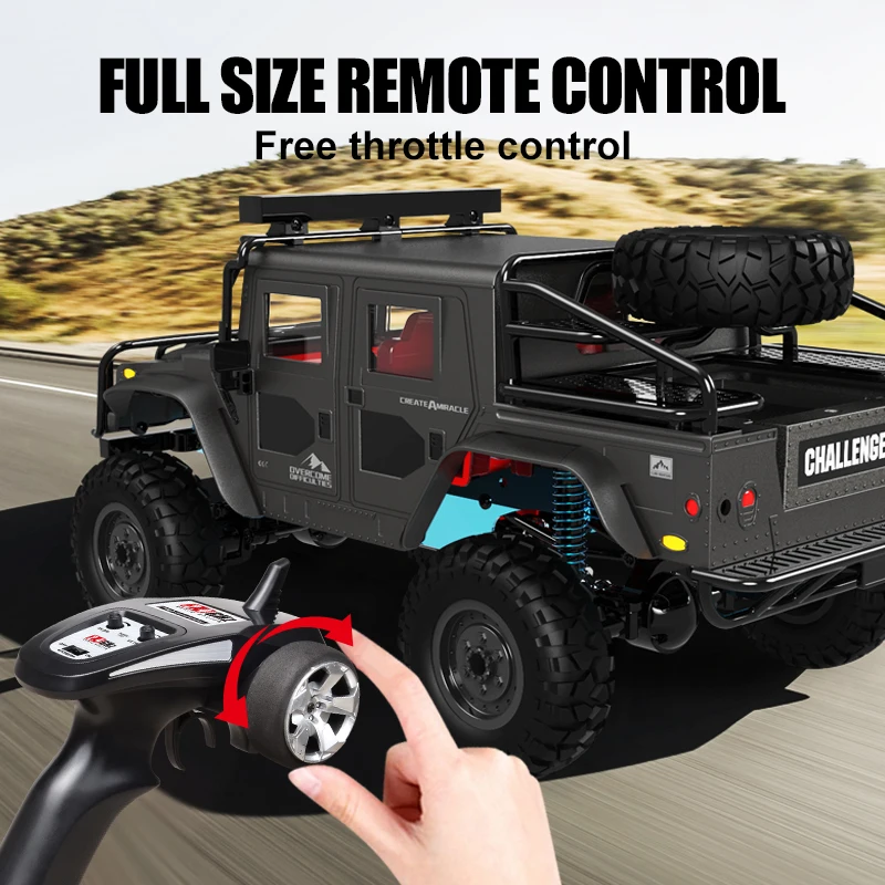 4WD RC Car Jeep Hummer H1 Hurtle Model Q121 Climbing off Road LED Toy 1 ...