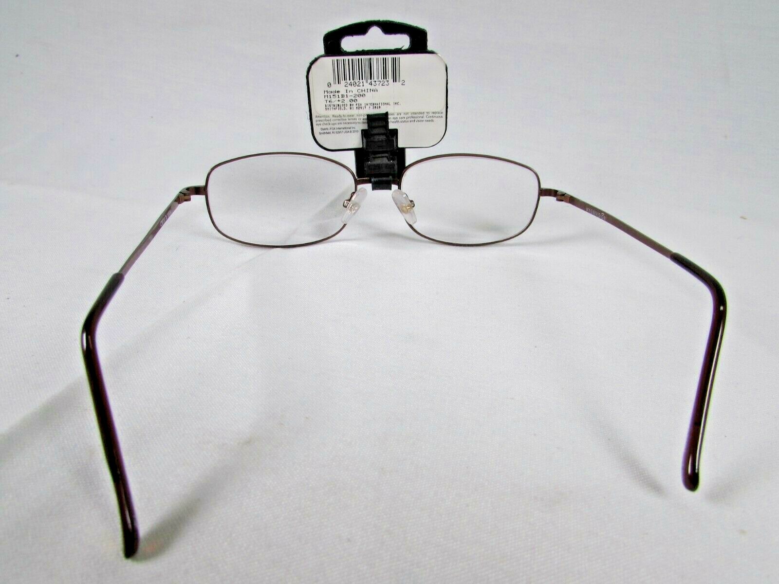Magnivision Titanium T6 Readers +2.00 READING GLASSES NEW FAST FREE ...