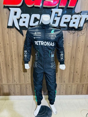 2024 Lewis Hamilton Mercedes AMG F1 Race Suit REPLICA | eBay