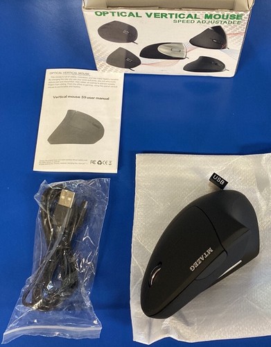 New Open Box Untested Optical Vertical Mouse Speed Adjustable | eBay