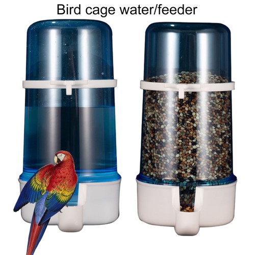 200ml/415ml Parrot Water Feeder Large Capacity Feed Pet Bird Parrot ...