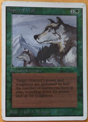 Unlimited Aspect Of Wolf X1 Mtg Magic the Gathering | eBay