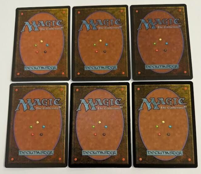 MTG Lot of 6 Brainstorm LP/NM Common Various Languages German Chinese ...