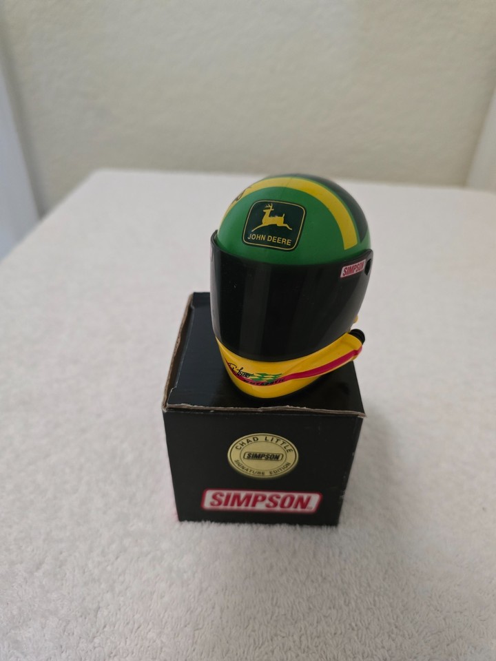 Simpson John Deere Mini Helmet Signature Edition Nascar Chad Little ...