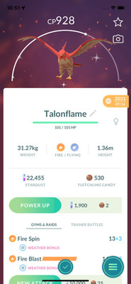 Pokemon Shiny Talonflame ! Registered or Unregistered ! 30 Days ...