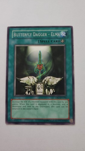 Yu-Gi-Oh! TCG Butterfly Dagger - Elma Dark Revelations 1 DR1-EN194 ...