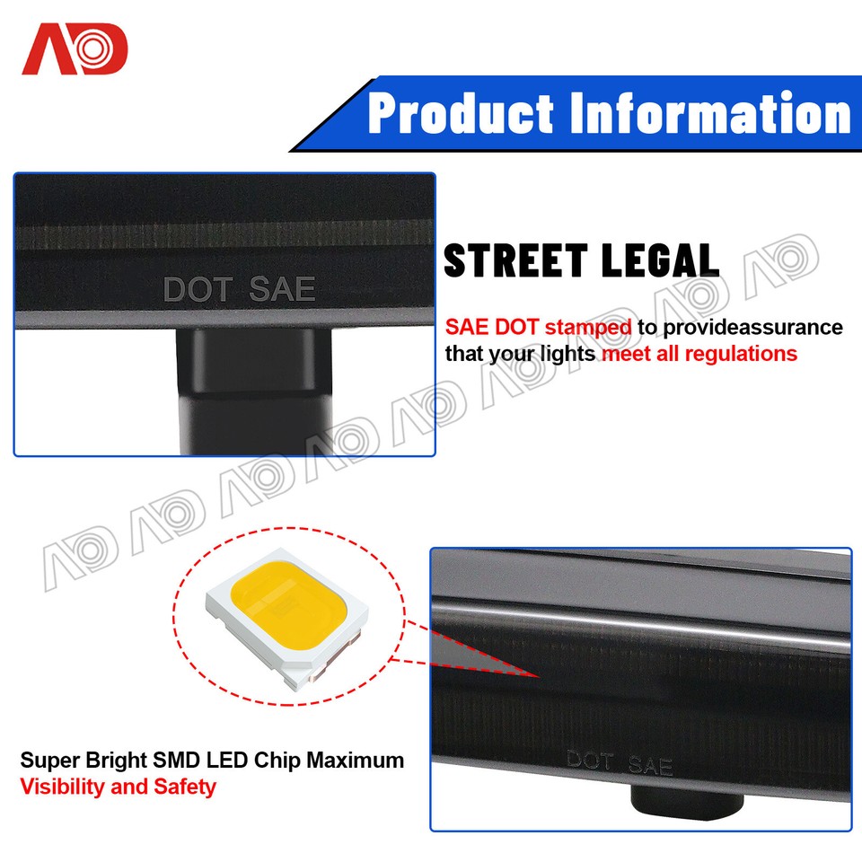 5X Rear LED Tail Lights + 3rd Third Brake Lamp For 1997-2004 Chevy ...