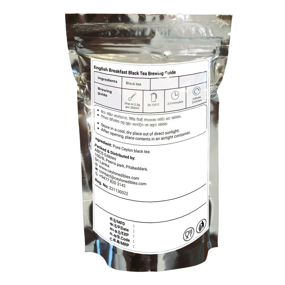 Ceylon CTC Black Tea Bags | eBay