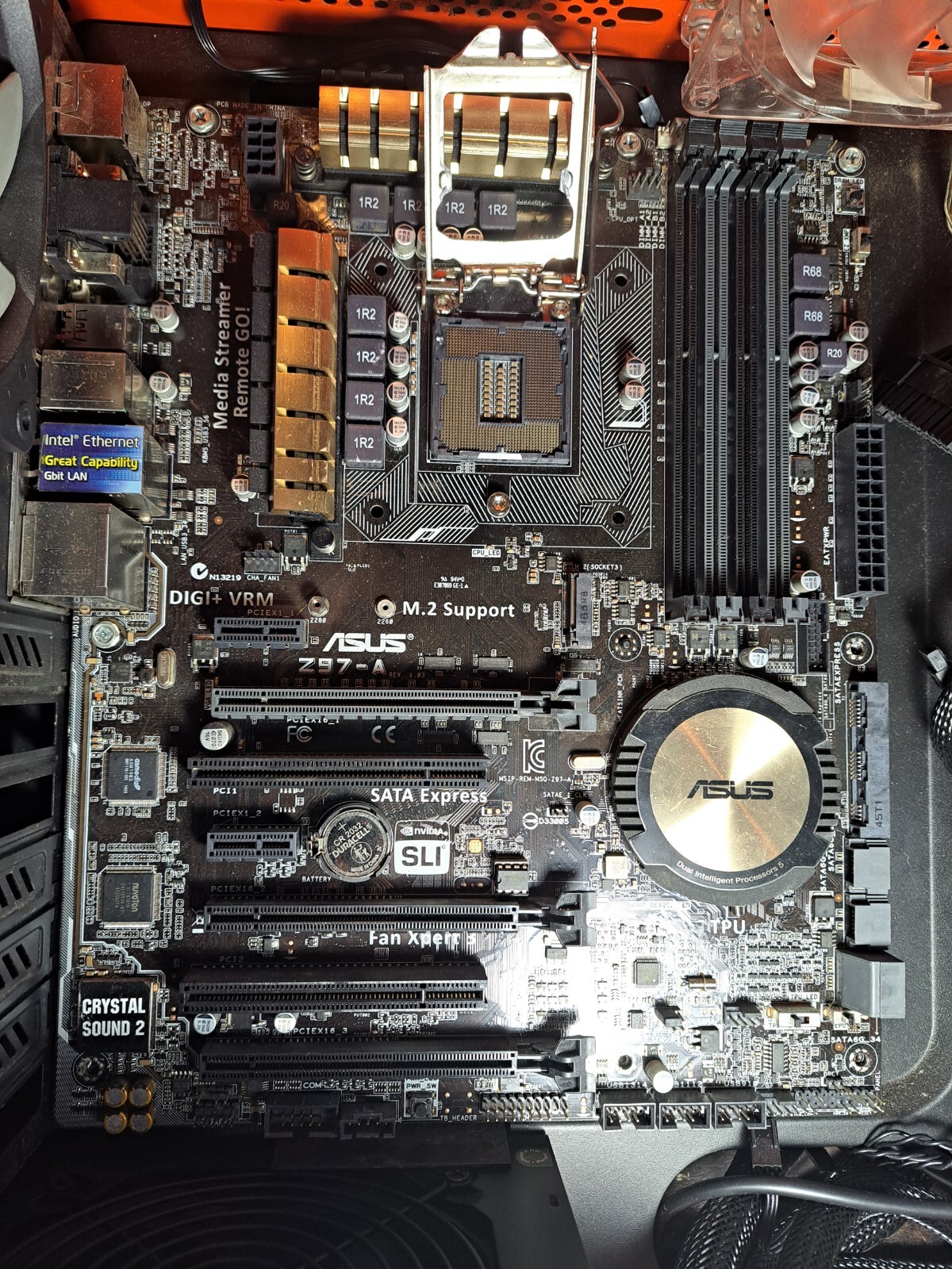 As Is ASUS Z97-A LGA 1150 Intel Z97 ATX Intel Motherboard With IO ...