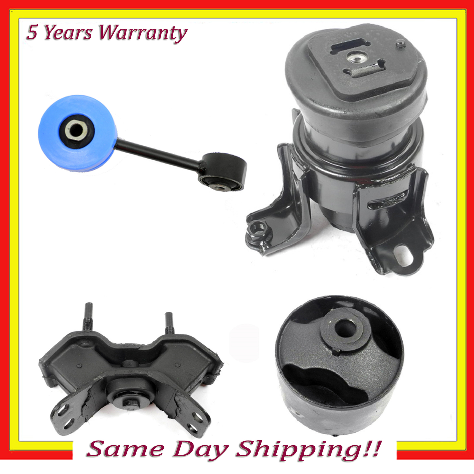 Motor & Trans Mount MK7239SD 6257 7261 7242 Set 4PCS For 97-01 Toyota ...