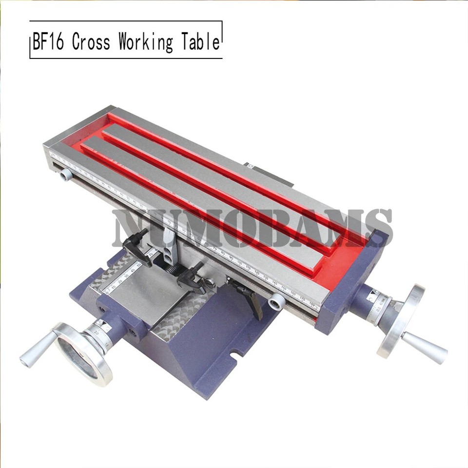 BF20 High Precision Mill Machine Cross Working Table Industrial Slide ...