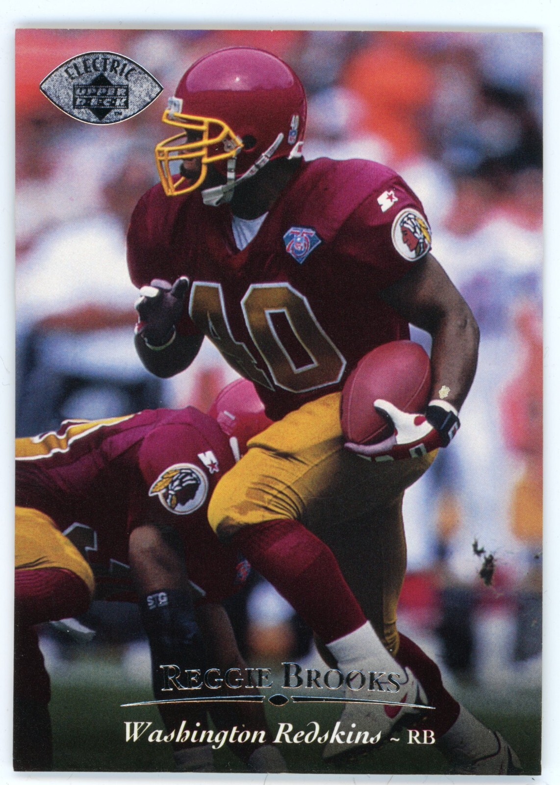 1995 Upper Deck - Reggie Brooks #119 Electric Silver for sale online | eBay