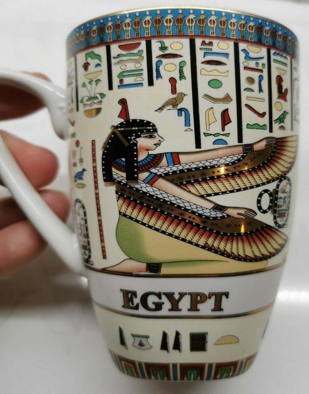 EDC Egyptian Decorating Co. Mug Desing Pharaoh Egypt | eBay