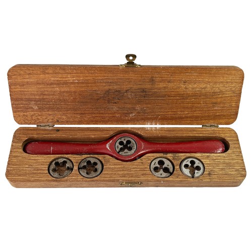 Vintage Foster Tools Tap & Die Wooden Box Set Tool, Sydney Australia ...