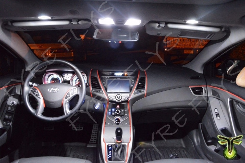 13x White LED Interior Lights Package Kit for 2009-2014 Acura TL +Tool ...