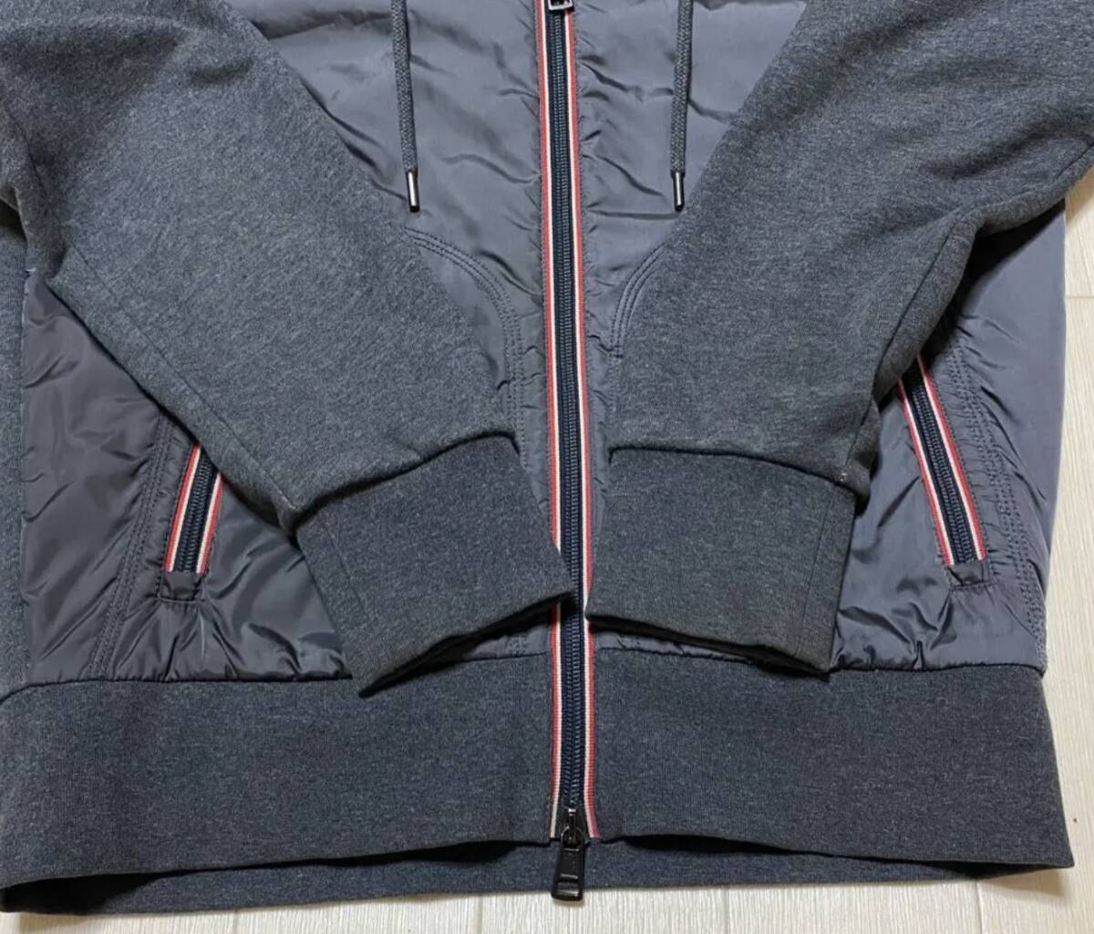 Authentic MONCLER MAGLIA CARDIGAN Nylon Jacket S size Grey Authentic MONCLER MAGLIA CARDIGAN Nylon Jacket S size Grey