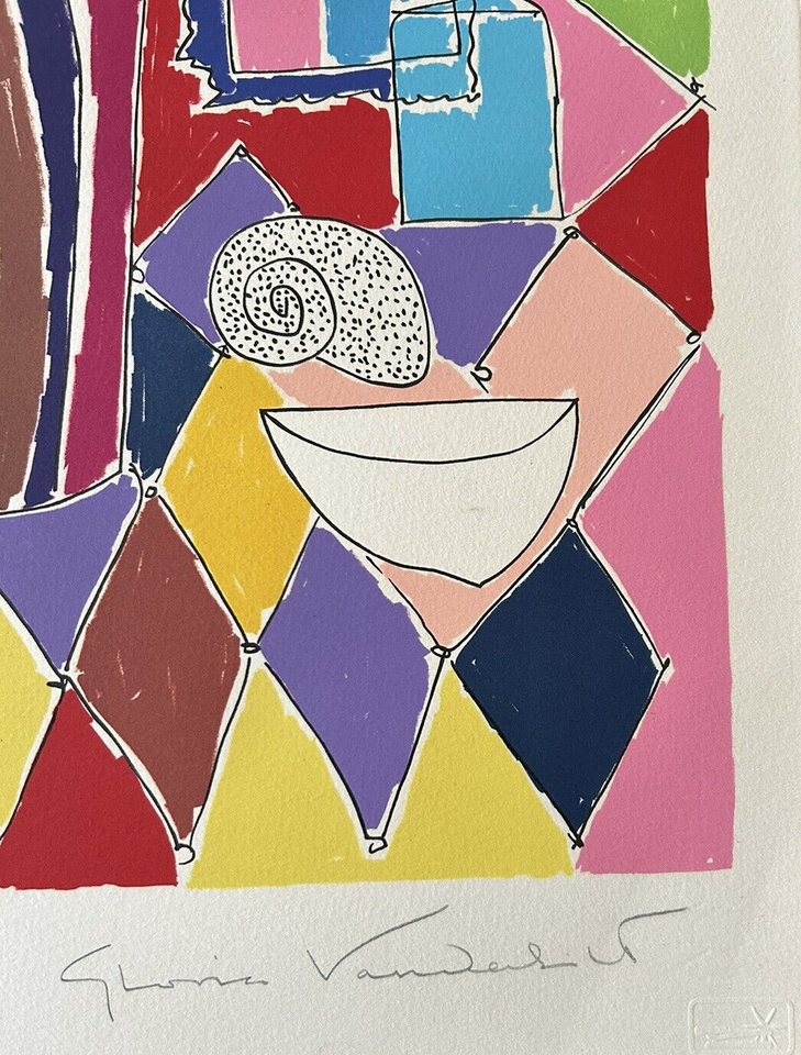 Gloria Vanderbilt, Hand Signed, Numbered, " Tiger Lilly" | eBay