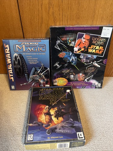 Vintage Star Wars PC Video Game Lot Of 3! | eBay