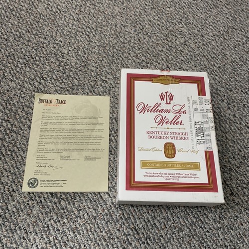 William Larue Weller 2019 Bourbon 750ml Empty Box w/BTAC letter | eBay