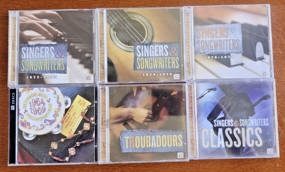 Singers & Songwriters [Time-Life Box Set] by Various Artists 6 CDs (11 ...