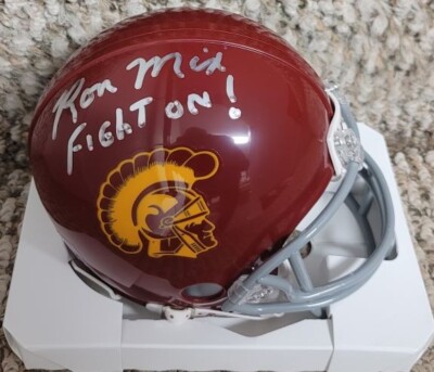 Autographed RON MIX "Fight On" USC Trojans Mini helmet w/ COA | eBay
