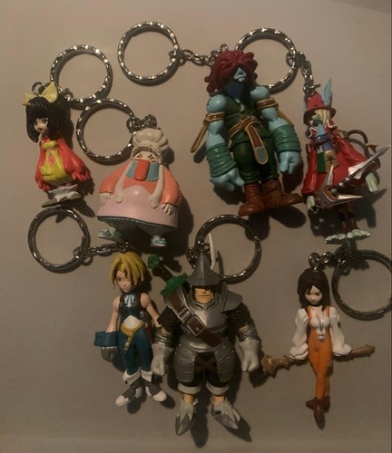 Final Fantasy IX Figure Keychain 7pcs, collectible, used, small size | eBay