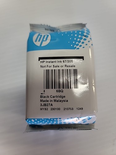 HP tri- Color Ink Cartridge 67/305 Black Ink Cartridge | eBay