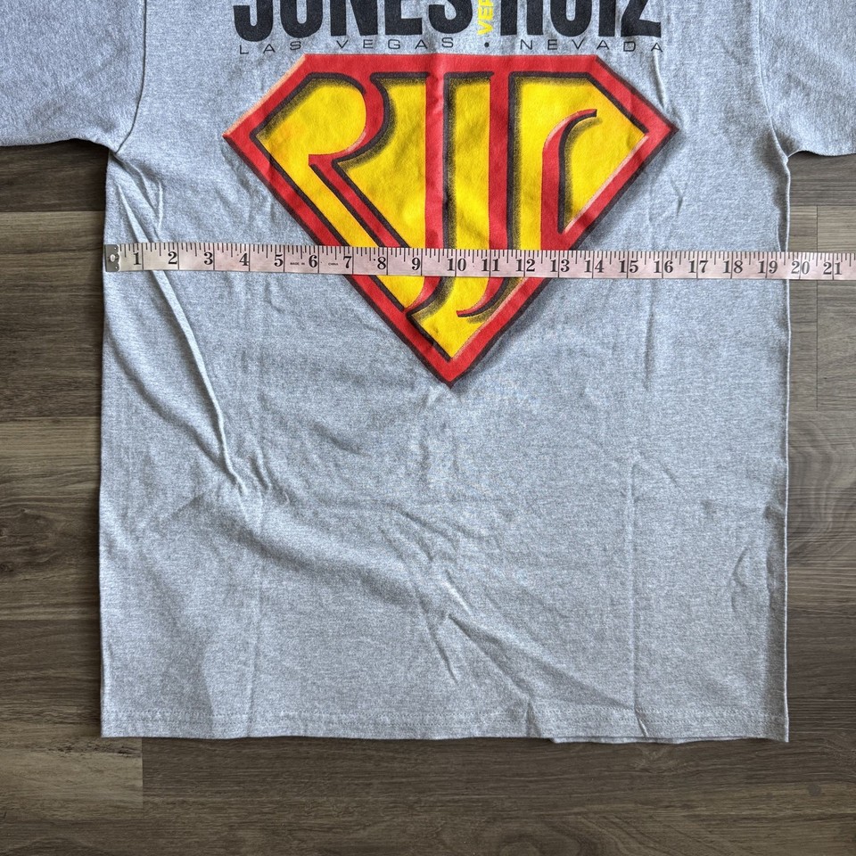 Vintage Roy Jones Jr Vs John Ruiz Shirt Mens M Gray Boxing Promo Y2K ...