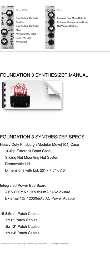 Pittsburgh Modular Foundation3 Synthesizer | eBay