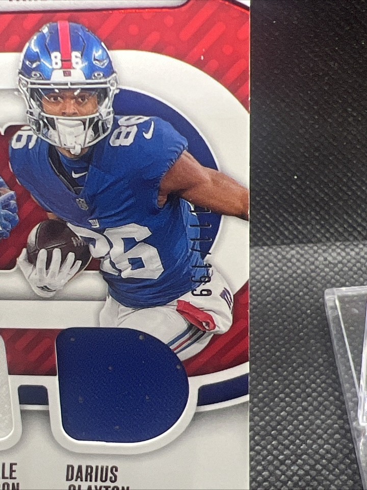 WAN'DALE ROBINSON DARIUS SLAYTON 2024 ABSOLUTE TANDEM PATCH RED /199 | eBay