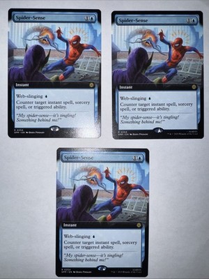 3x Spider-Sense (Extended Art) Marvel's Spider-Man Mtg Spm | eBay