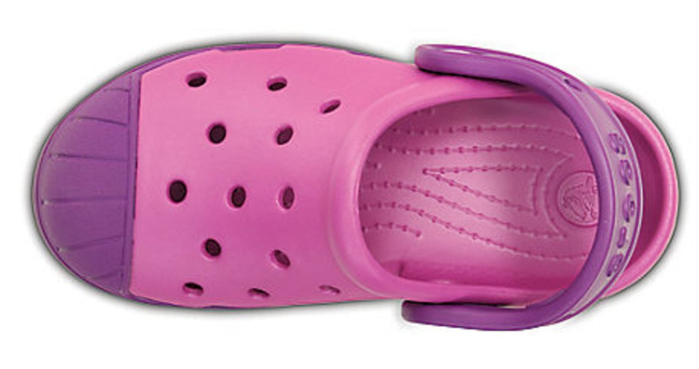 CROCS 202282-5M7 BUMPER TOE CLOE Kid's (M) Orchid/Amethyst Croslite ...
