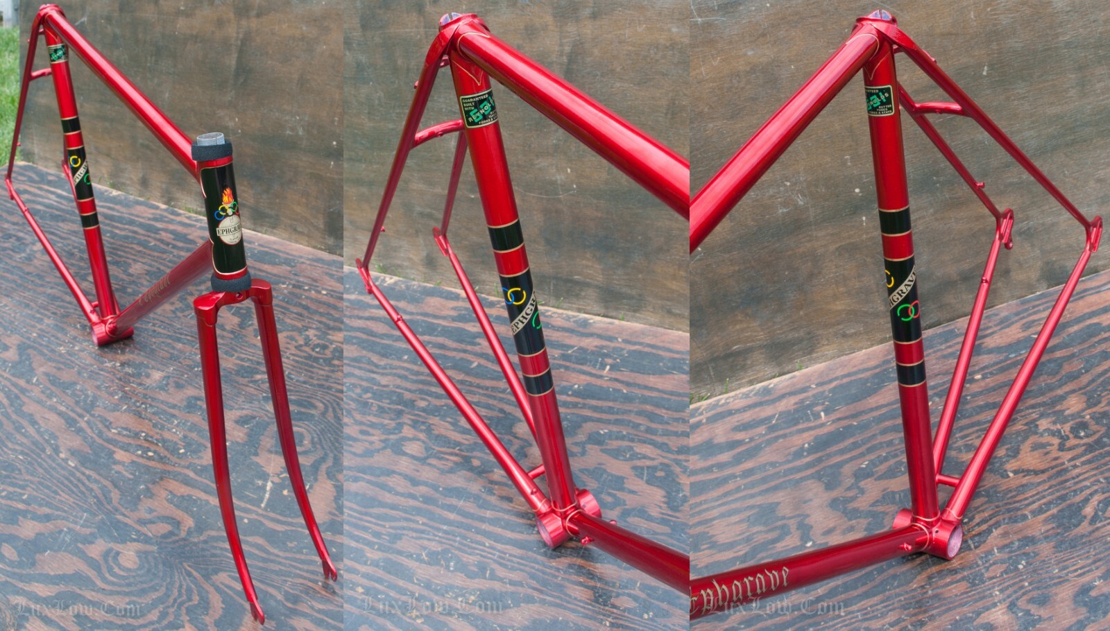 Vintage 56cm Ephgrave Italia RoadBike FRAME FORK 531 Reynolds Steel ...