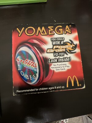 Yomega Firestorm Woofer McDonald's 2000 Yo-Yo #5 Red YoYo Happy Meal ...