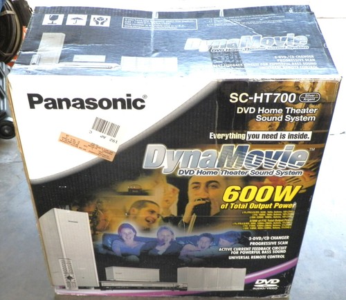 New Panasonic DVD Home Theater Sound System SC-HT700 5-DVD/ CD Local ...