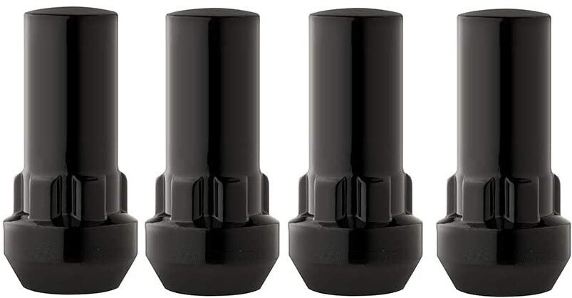 4 Black Wheel Locks 14x1.5 For Chevy Silverado GMC Sierra 1500 ...