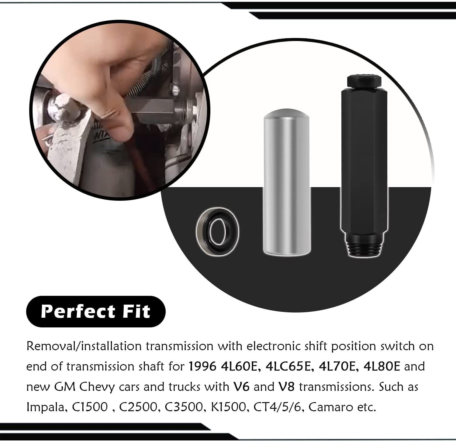 Transmission Shifter Seal Remover and Installer Tools Kit For GM Chevy ...