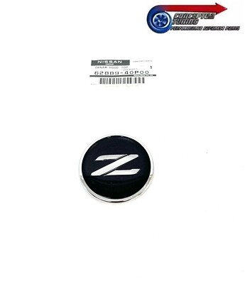 Véritable Nissan Noir & Argent Z Avant Emblème Badge Logo - For Z32 ...