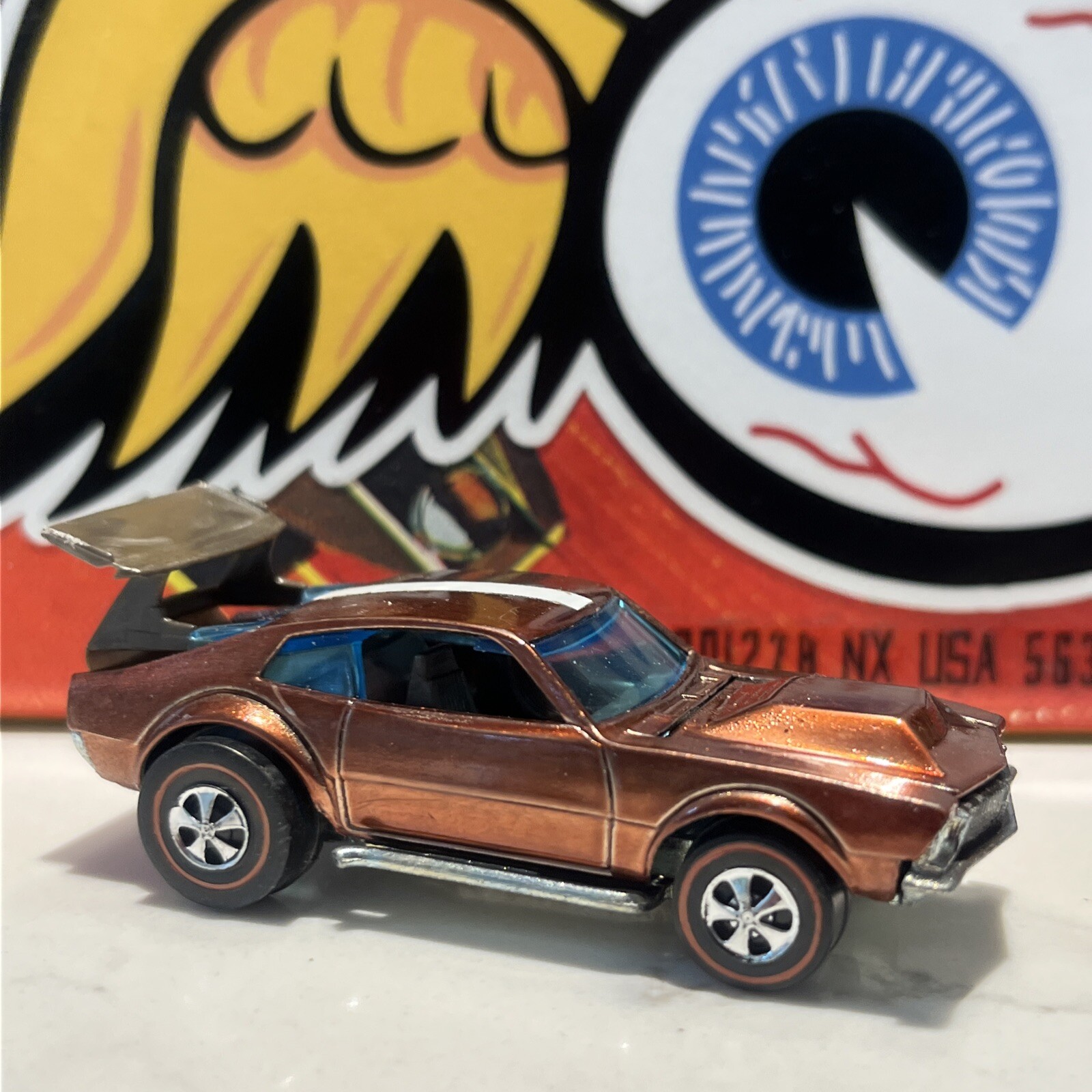 🚨 GRAIL ALERT 🚨RedLine Hot Wheels MIGHTY MAVERICK Copper BROWN WING ...