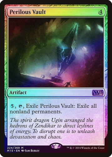 Perilous Vault FOIL Magic 2015 / M15 PLD Artifact Mythic Rare CARD ...